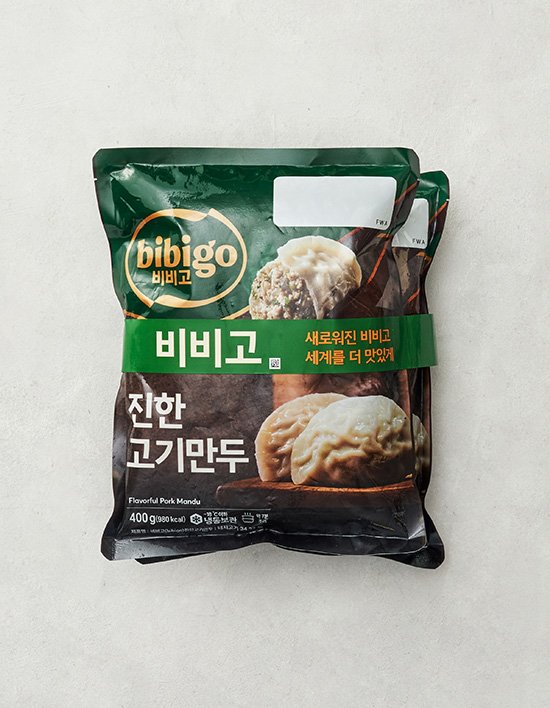 [비비고] 수제 진한고기만두 400gx2개입 - 마켓컬리